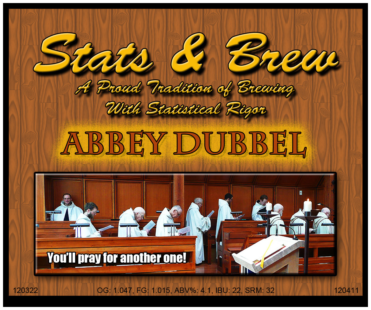 Stats & Brew Labels